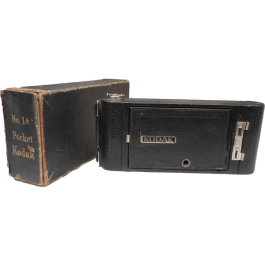 Used Kodak No. 1A f6.3 127mm Bellows camera A116 Film - S11995